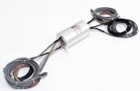 China 1000M Ethernet Rotating Electrical Connector Slip Ring 10 Circuits 25.4mm Through Hole 300RPM for Automatic Equipment for sale