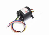China Compact Through Hole Slip Ring 25.4mm Bore 300rpm for Power and Signal Transmission for sale
