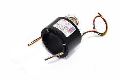 China Electrical Slip Ring 80mm Through Bore for Military Equipment Power and Signal Transfer for sale
