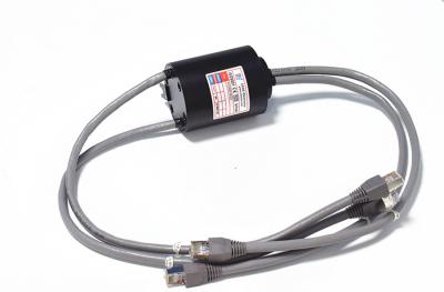 China 1000M Ethernet Slip Ring with 380VAC Rating and 0-300rpm Speed for Industrial Automation for sale