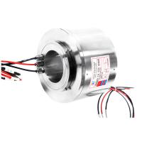 China High IP68 Waterproof Slip Ring with RS422 Signal - 60mm Through Bore, 2×20A Current Rating for Offshore Applications for sale