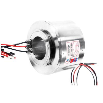 China High IP68 Waterproof Slip Ring with RS422 Signal - 60mm Through Bore, 2×20A Current Rating for Offshore Applications for sale
