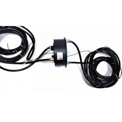 China Low Torque Through Hole Slip Ring 100mm Bore 300 RPM Smooth Rotation for Medical Equipment for sale