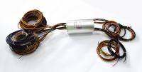 China 60mm Through Hole Slip Ring 0-150rpm Precious Metal Contact Low Electrical Noise for sale