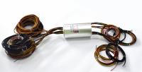 China 60mm Through Hole Slip Ring 0-150rpm Precious Metal Contact Low Electrical Noise for sale