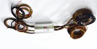 China 60mm Through Hole Slip Ring 0-150rpm Precious Metal Contact Low Electrical Noise for sale