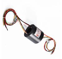 China Hybrid Industrial Slip Ring 380V AC/DC Power Signal Transmission 300 RPM IP54 Rating for sale