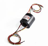 China Hybrid Industrial Slip Ring 380V AC/DC Power Signal Transmission 300 RPM IP54 Rating for sale