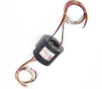 China Hybrid Industrial Slip Ring 380V AC/DC Power Signal Transmission 300 RPM IP54 Rating for sale