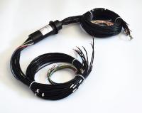 China Multi Channels Capsule Slip Ring 64 Circuits IP54 Low Torque 200rpm for Motion Simulator for sale