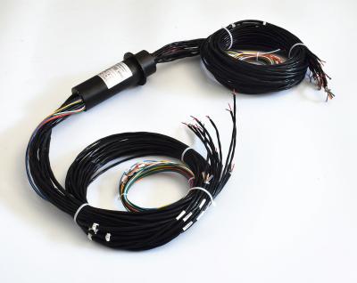 China Multi Channels Capsule Slip Ring 64 Circuits IP54 Low Torque 200rpm for Motion Simulator for sale