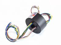 China 18 Circuit Through Bore Slip Ring 38.1mm 360° Rotating Joint 10A 2A Current for sale