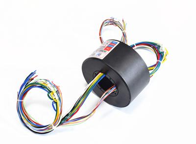 China 18 Circuit Through Bore Slip Ring 38.1mm 360° Rotating Joint 10A 2A Current for sale