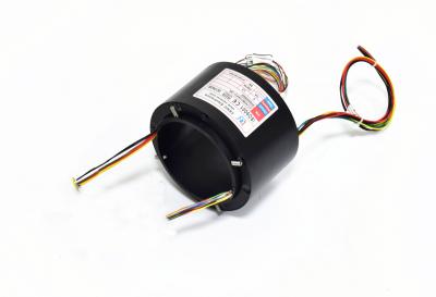 China Compact Size Through Hole Slip Ring ID80mm IP54 For Lithium Battery Equipment for sale