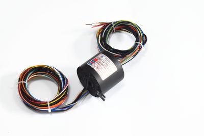 China Electrical Through Hole Slip Ring Transmit Power 2 Group CAN Signal 220VAC for sale