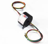China IP54 12.7mm Through Bore Slip Ring Connector 600RPM 220VAC for sale