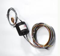 China Amusement Ethernet Slip Ring 25.4mm Bore with 100M/1000M Transmission and 0-100 RPM Speed for sale