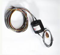 China Amusement Ethernet Slip Ring 25.4mm Bore with 100M/1000M Transmission and 0-100 RPM Speed for sale
