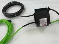 China 1000M Ethernet Slip Ring with 38.1mm Through Bore and 10m Cable for Amusement & Automation Equipment for sale
