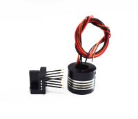China SCN012-04P Fiber Brush Slip Ring with Silver Contacts 4×2A Current 0-300 RPM for Measuring Instruments for sale