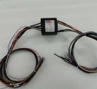 China Radar Antenna Ethernet Slip Ring with RS422 Signal 1000M Ethernet 250 RPM Aluminum Alloy Housing for sale