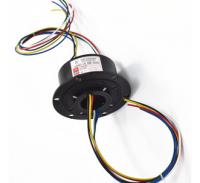 China Big Flange Hollow Shaft Slip Ring 50mm Bore 0-100rpm IP54 for Cement Machinery for sale