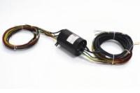 China 300RPM IP65 Waterproof Slip Ring Solid Bore 200VAC Aluminium Alloy Housing for sale