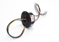China Big Flange Hollow Shaft Slip Ring 50mm Bore 0-100rpm IP54 for Cement Machinery for sale