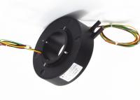 China 45mm Through Hole Slip Ring Assembly ECN045-04S with 4×0.5A Current and 100 RPM Speed for Industrial Rotary Systems for sale