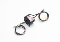 China Precious Metal Through Bore Slip Ring 12.7mm 380VAC 0-300rpm 6x10A for sale