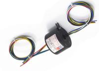 China Precious Metal Through Bore Slip Ring 12.7mm 380VAC 0-300rpm 6x10A for sale