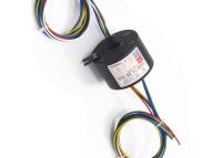 China Precious Metal Through Bore Slip Ring 12.7mm 380VAC 0-300rpm 6x10A for sale