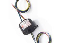China Precious Metal Through Bore Slip Ring 12.7mm 380VAC 0-300rpm 6x10A for sale