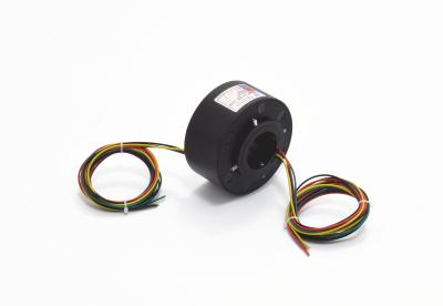 China Electrical Through Hole Slip Ring 0~220VAC Shaft Install For Rotating Assembly for sale