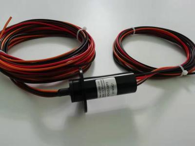 China IP65 Capsule Slip Ring OD 22mm Precious Metals Contact 4 Circuits 15A for Wood Working Machine for sale