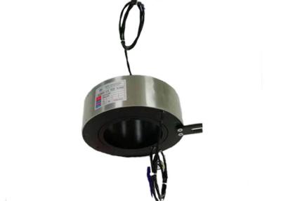 China Large Diameter Rotary Slip Ring 112mm Bore IP54 100rpm for Robot Arm for sale