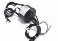 China Aluminum Alloy Electrical Connector Slip Ring for Gigabit Ethernet - 4×10A Power, 13×2A Signal, 0-100 RPM Speed for sale