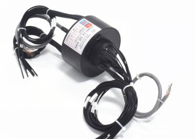 China Aluminum Alloy Electrical Connector Slip Ring for Gigabit Ethernet - 4×10A Power, 13×2A Signal, 0-100 RPM Speed for sale