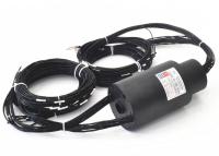 China Low Dynamic Noise Hollow Shaft Slip Ring 23mm ID Through Hole Electrical Connector for sale