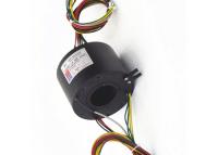 China K-Type Thermocouple Signal Slip Ring with 50mm Through Bore, 300 RPM Speed, 4×20A Current Capacity for sale