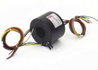 China K-Type Thermocouple Signal Slip Ring with 50mm Through Bore, 300 RPM Speed, 4×20A Current Capacity for sale