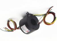 China K-Type Thermocouple Signal Slip Ring with 50mm Through Bore, 300 RPM Speed, 4×20A Current Capacity for sale