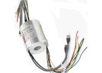 China Through Hole Electrical Slip Ring 38.1mm IP54 380VAC with Gigabit Ethernet Connectivity for Industrial Automation for sale