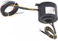 China Through Bore Slip Ring 38.1mm 10A 3A 380VAC Industrial Electrical Rotary Joint for sale