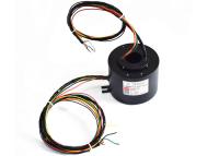 China Through Bore Slip Ring 38.1mm 10A 3A 380VAC Industrial Electrical Rotary Joint for sale