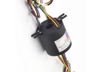 China Rotary Joint Assembly Through Hole Slip Ring 25.4mm Bore 16 Circuits 15A 380VAC for sale