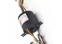China Rotary Joint Assembly Through Hole Slip Ring 25.4mm Bore 16 Circuits 15A 380VAC for sale