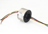 China Large Through Bore Slip Ring 101.6mm 4x50A 6 Signal Rotary Joint 0-500VAC/VDC for sale