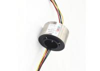 China Large Through Bore Slip Ring 101.6mm 4x50A 6 Signal Rotary Joint 0-500VAC/VDC for sale