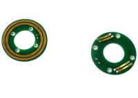 China CENO PSCN046-02P1 Pancake Slip Ring - 6mm Thickness, 2x5A 380V, Separate PCB Type for Rail Systems for sale